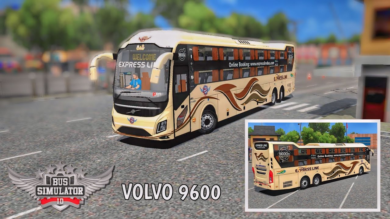BUS Simulator Indonesia Bus Mod Download Link| Volvo 9600 Bus Mod ...