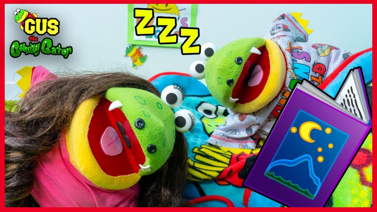 Gus the Gummy Gator SCHOOL WEEKDAY NIGHT TIME ROUTINE with Kids Bedtime ...