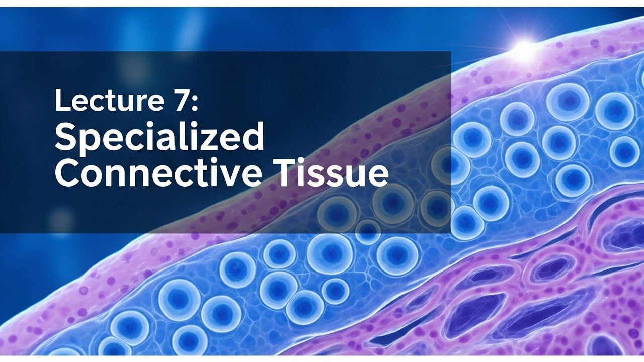 Structural organisation in Animals (Specialized connective tissues) Lec ...