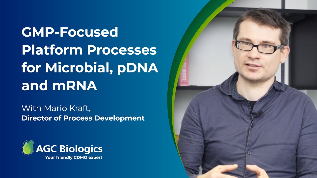 GMP-Focused Platform Processes for Microbial, pDNA and mRNA - YouTube