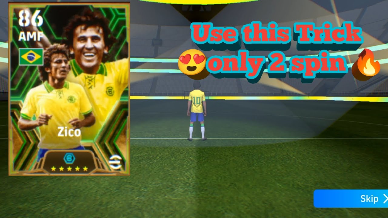 I get Zico only 2 spin this Trick #zico #efootball2024 #pesking #viral ...