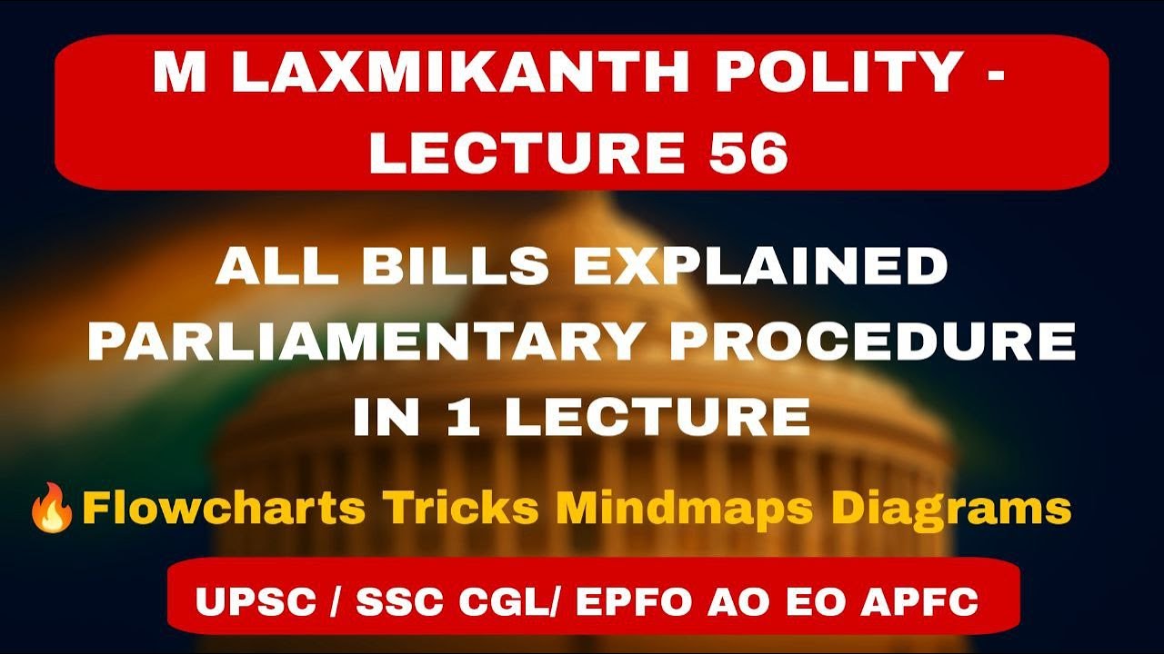 Money Bill, Ordinary Bill, Constitutional Amendments EXPLAINED | UPSC ...