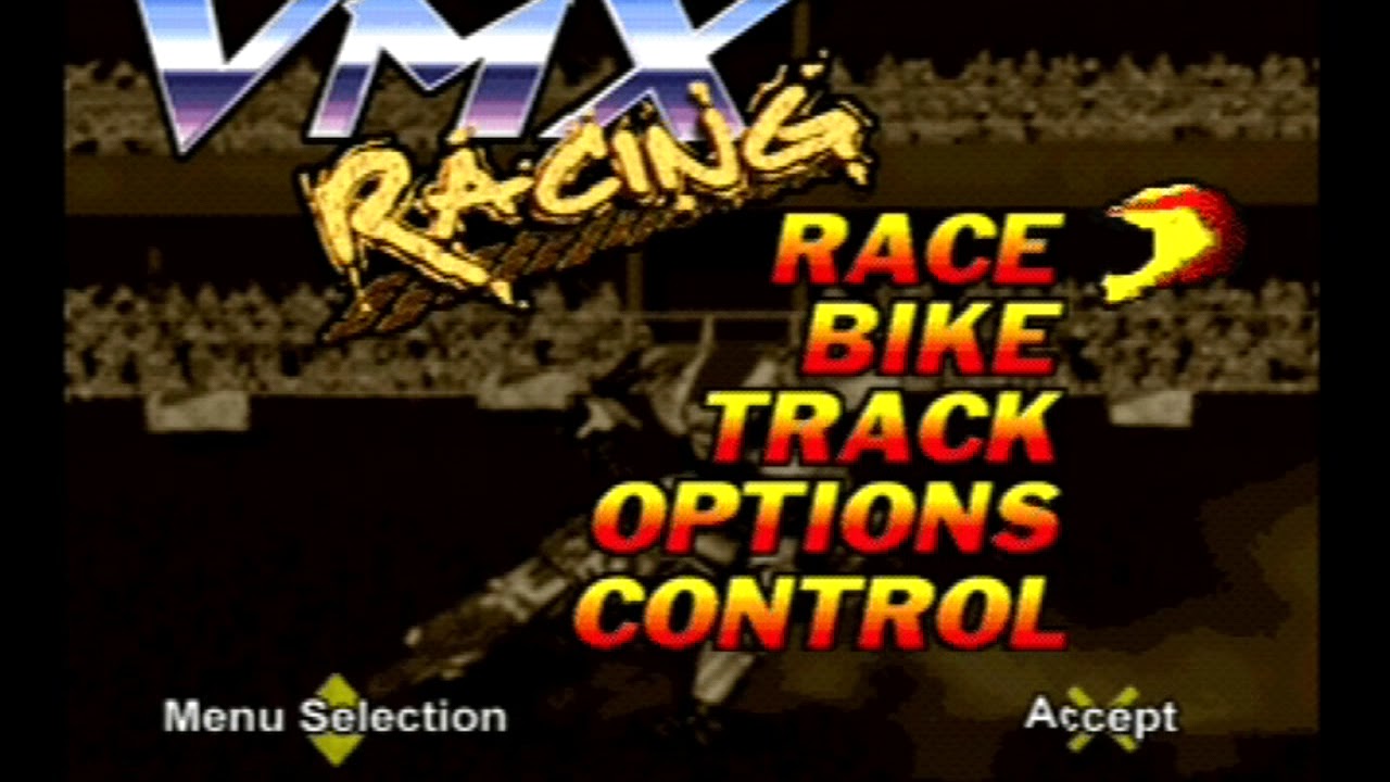 Gameplay Ps1 - VMX Racing PAL (1997) - YouTube