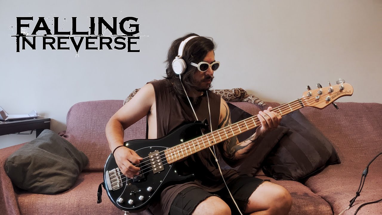 Falling in reverse - Popular monster (bass cover) - YouTube