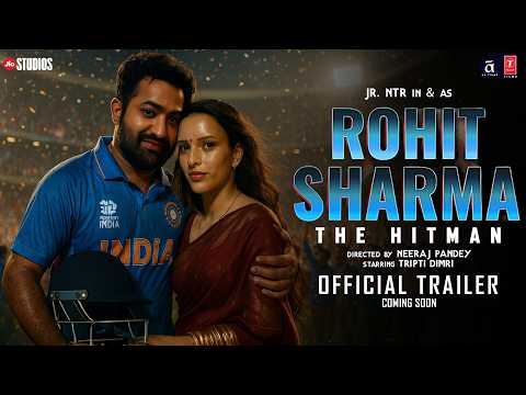 Rohit Sharma: The Hitman - Trailer | Jr NTR as Rohit Sharma | Tripti Dimri | New Movies Trailer 2025