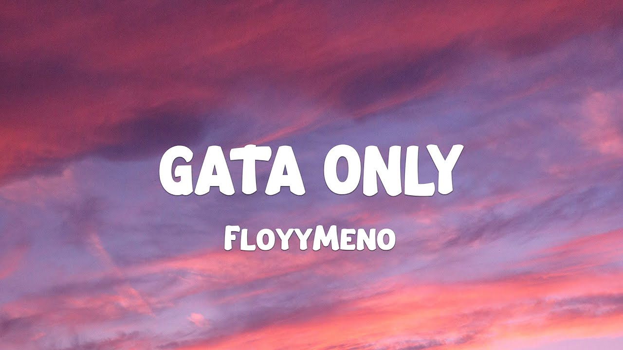 FloyyMenor - GATA ONLY ft. Cris MJ (Letra/Lyrics) - YouTube