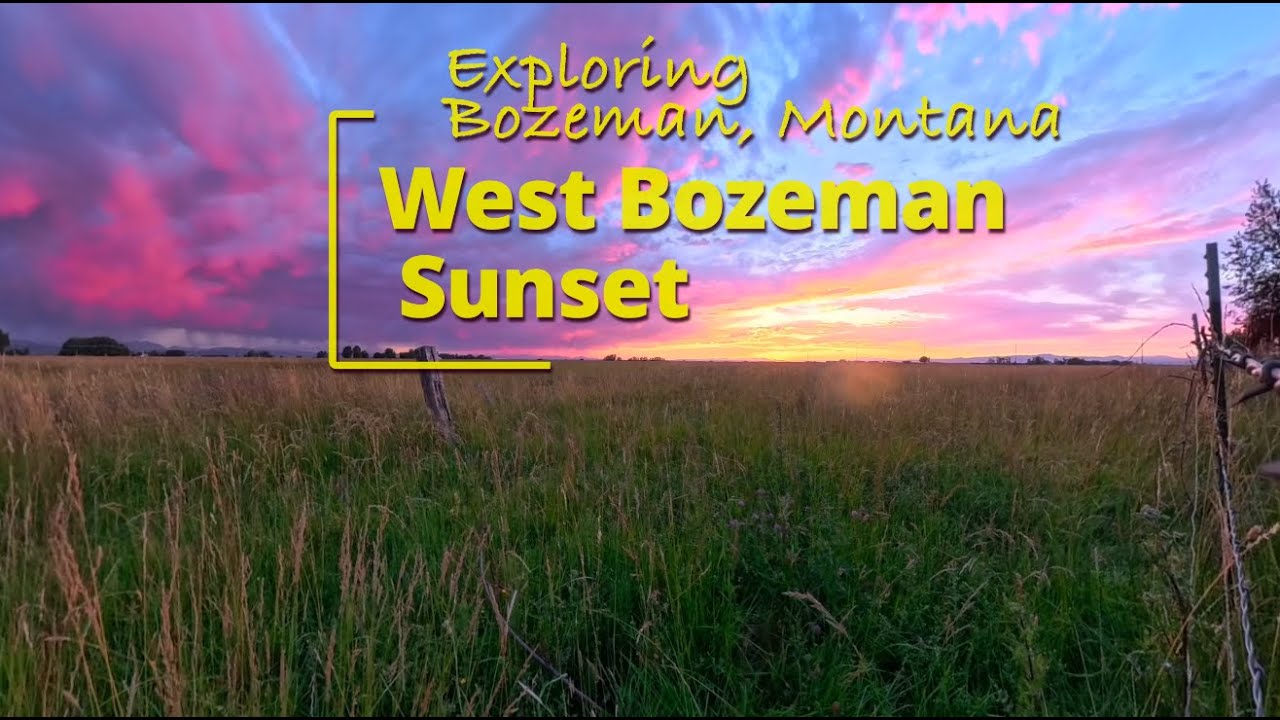 Time-lapse Sunset in Big Sky Country | Bozeman, Montana (July 2025 ...
