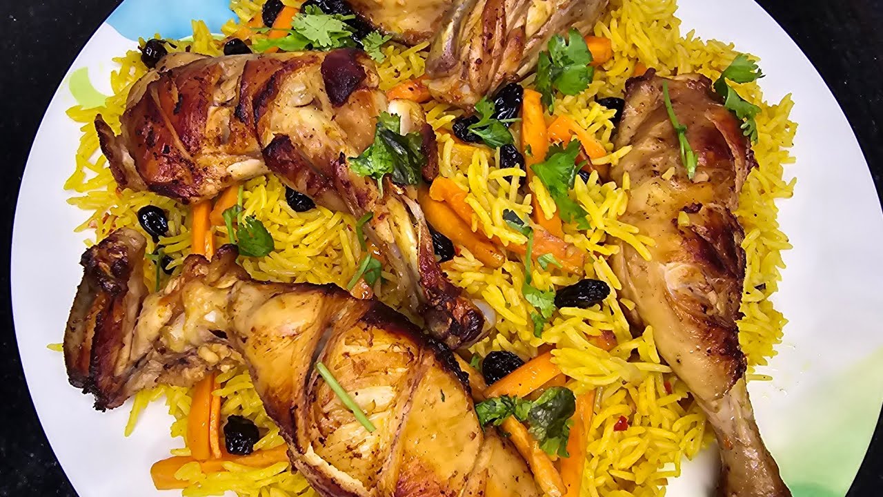 Eid Special Arabian chicken Bukhari Rice Recipe so yummy and tasty ...