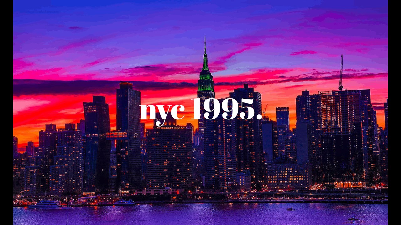 NYC 1995 // VHS Visuals, Calm Vaporwave, Ambient synth - YouTube