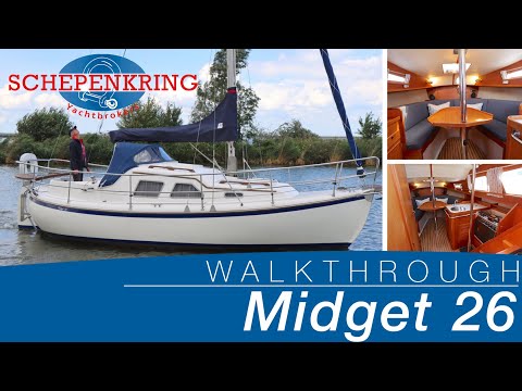 Midget 26 for sale | Yacht Walkthrough | @ Schepenkring Lelystad | 4K   4K