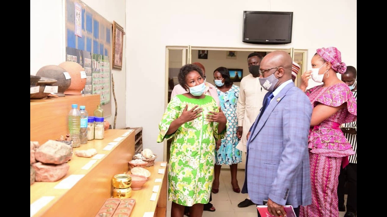 First Lady of Lagos State, Dr. (Mrs.) Ibijoke Sanwo-Olu on a facility ...