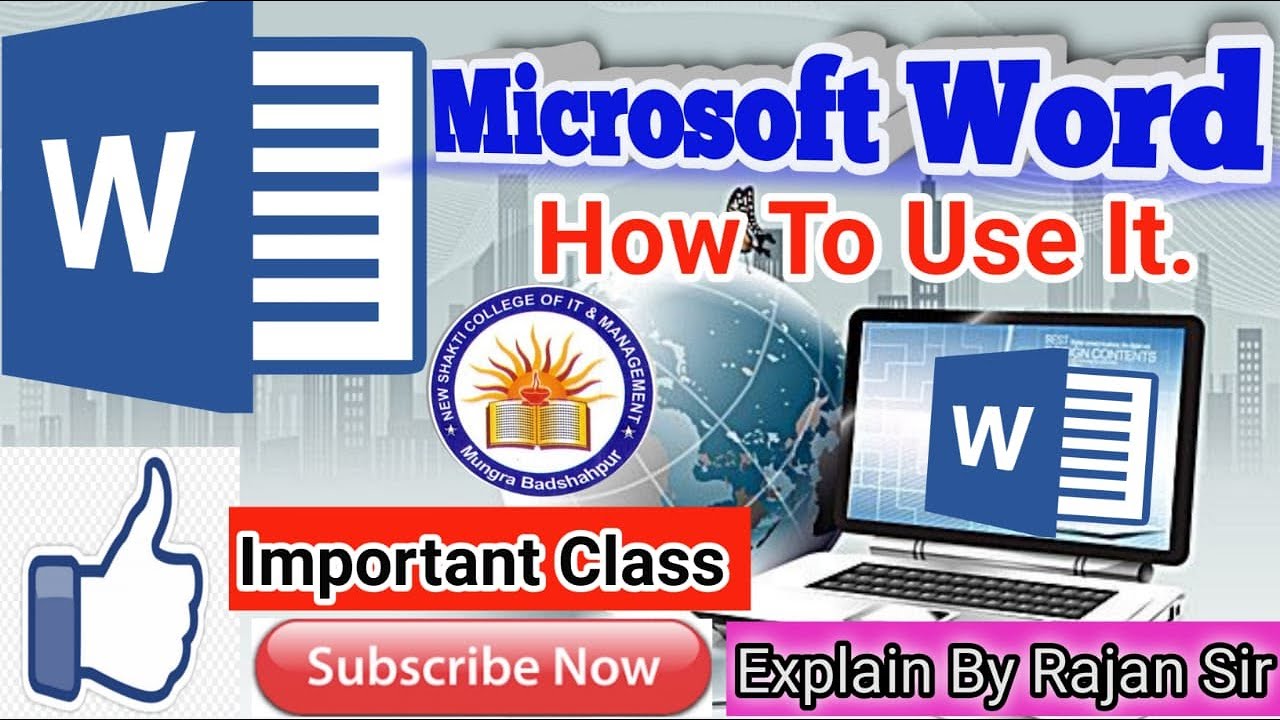 MS word part 4 Page layout tab(page setup,paragraph,arrange) - YouTube