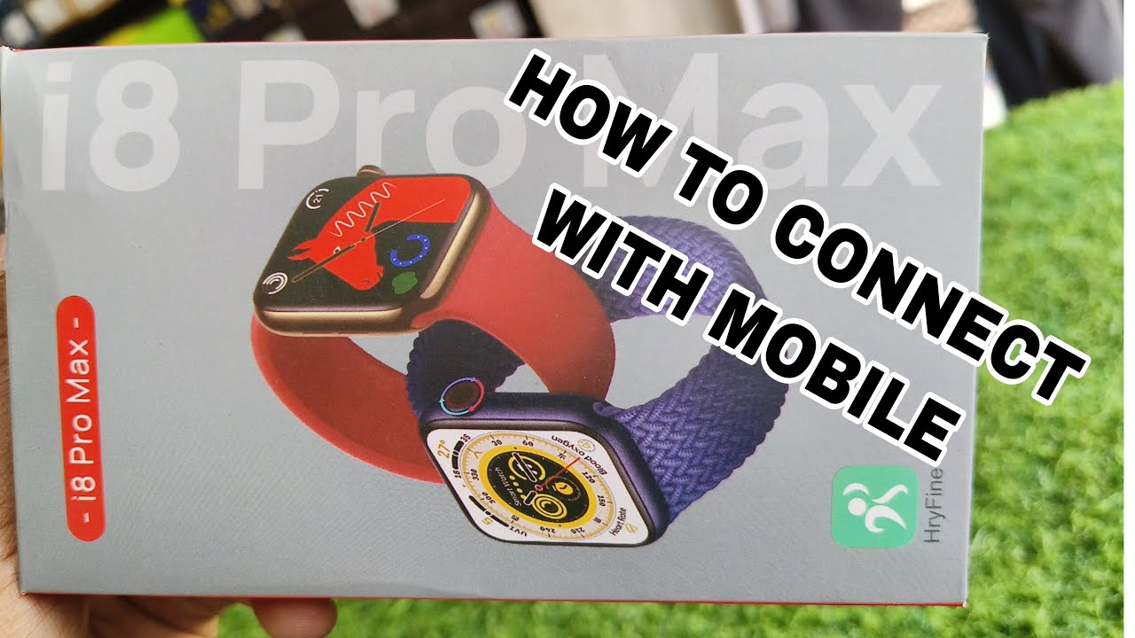 i8 Pro Max Smartwatch How to Connect to Android|i8 Pro Max phone se ...