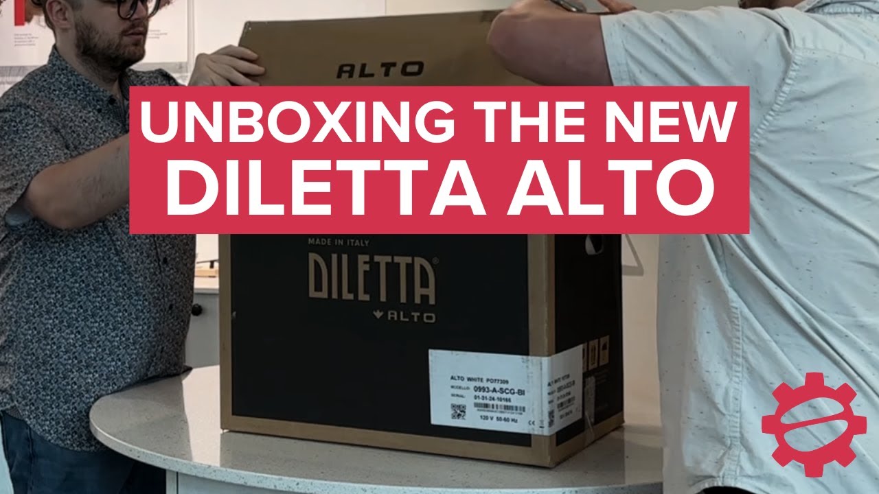 Unboxing the new Diletta Alto Dual Boiler Espresso Machine at Seattle ...