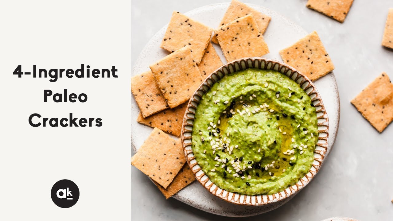 Pat's 4-Ingredient Paleo Crackers - YouTube