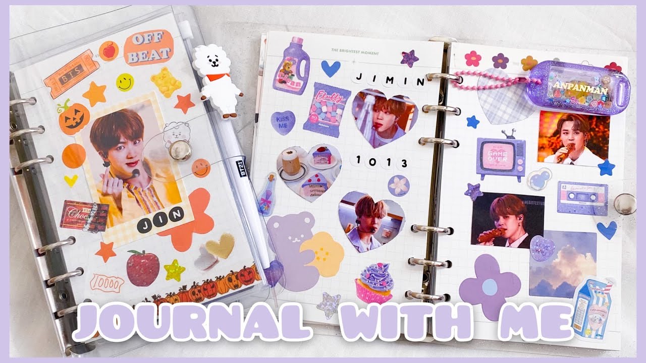 kpop journal with me | BTS Jimin’s birthday, Jin - YouTube