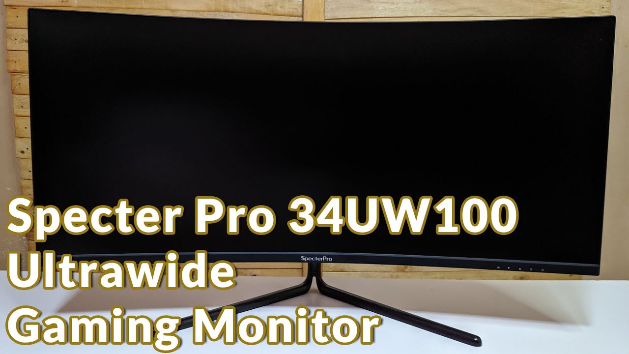 Specter Pro 34UW100 Ultrawide Gaming Monitor | CM TECH - YouTube