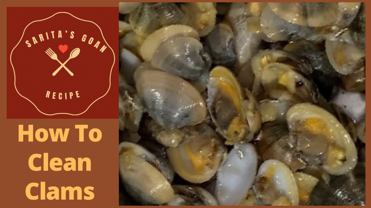 How To Clean Clams | Sarita’s Goan Recipes | - YouTube