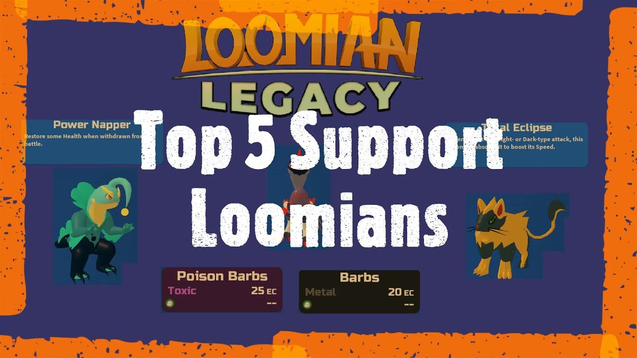 Top 5 Support Loomians in Loomian Legacy - YouTube