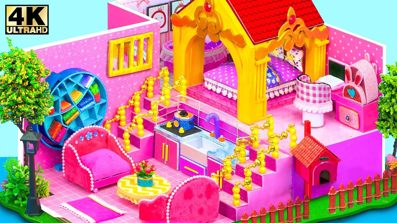 Build Beautiful Pink Thailand Royal Palace from Cardboard | DIY ...