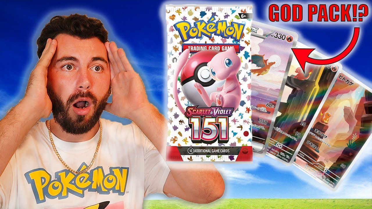 Searching For an English Pokemon 151 God Pack!! - YouTube