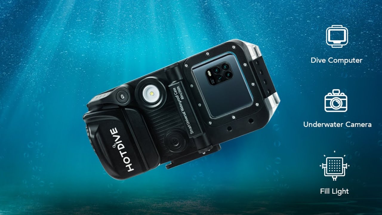 HotDive: Turn your phone into an all-in-one smart scuba kit - YouTube