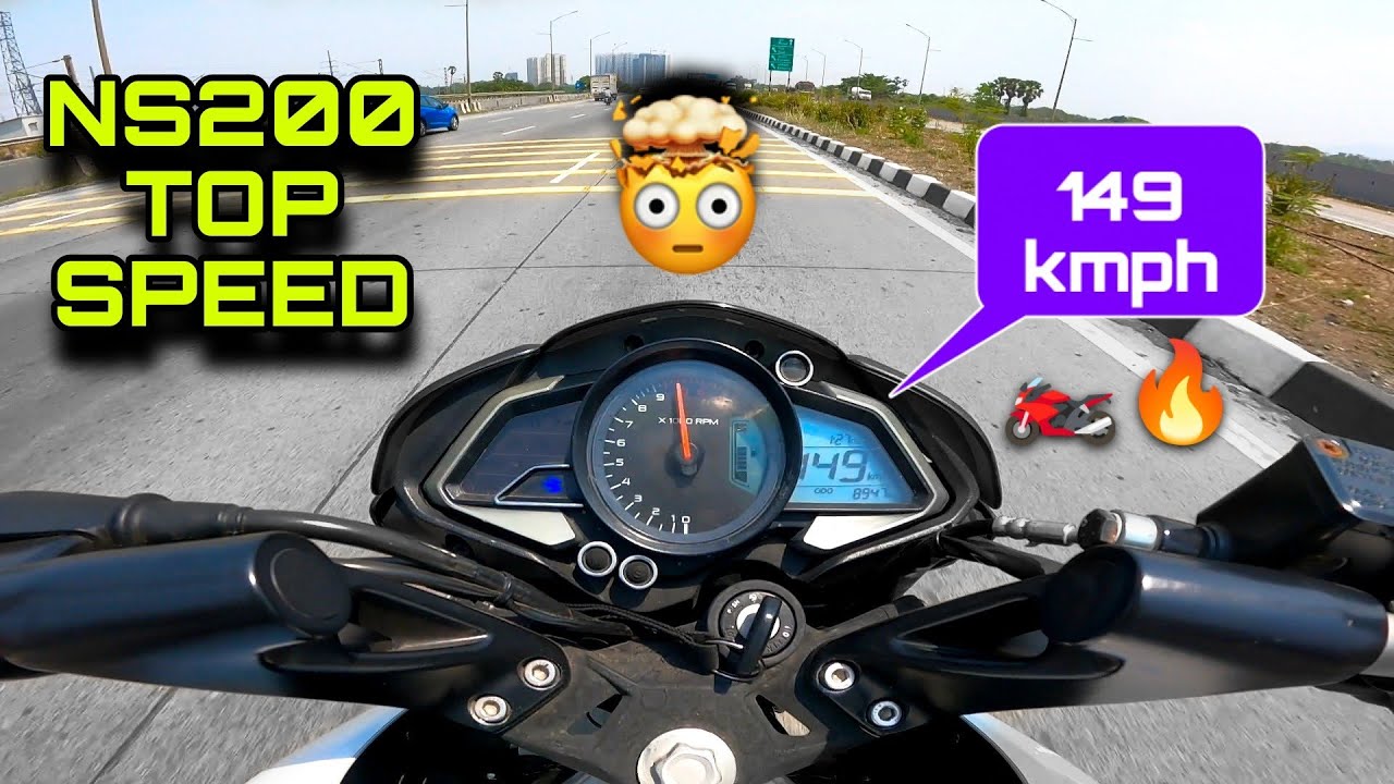 NS 200 TOP SPEED 149 KMPH🏍️🔥🚀#ns200 #ns200topspeed #ns200modified - YouTube