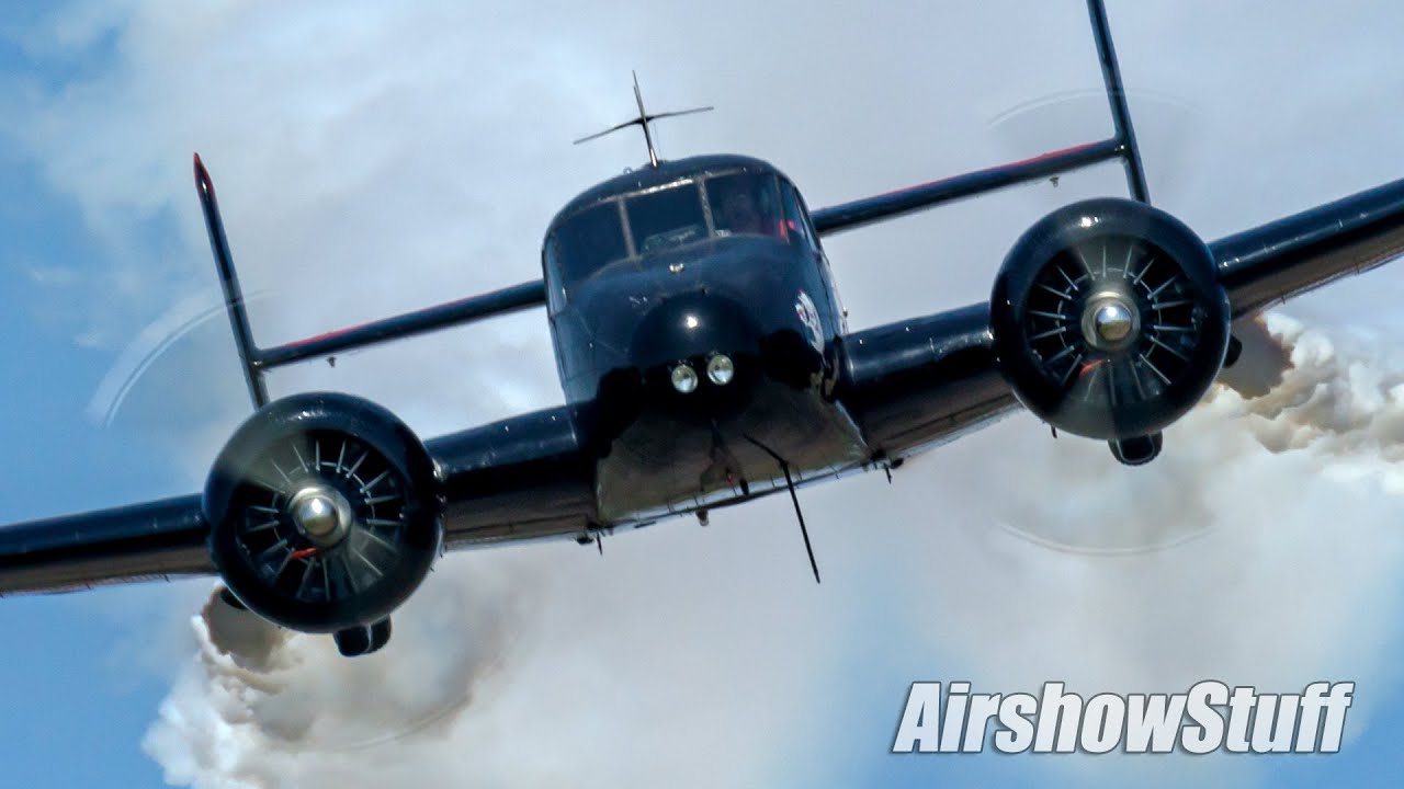 In the Box! Matt Younkin Twin Beech Aerobatics - TBM Avenger Reunion ...