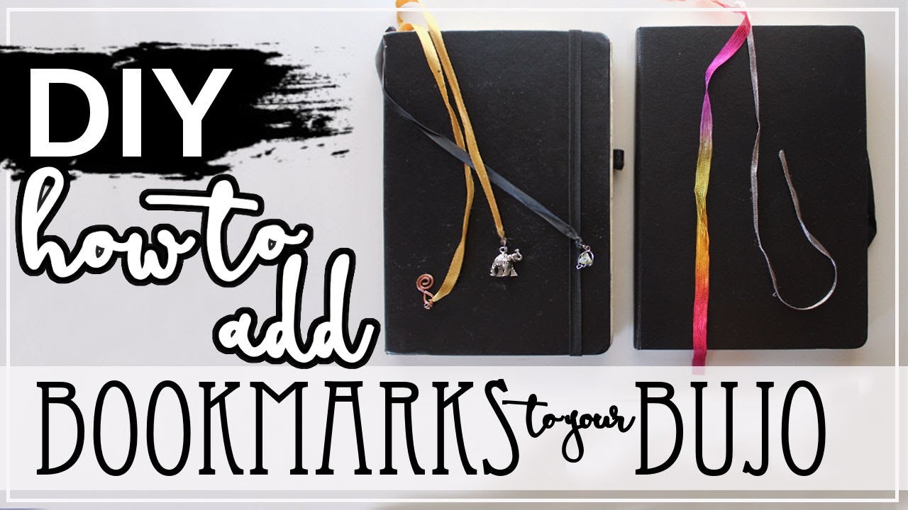 DIY Bullet Journal Hacks || How To Add a Bookmark to your Bullet ...
