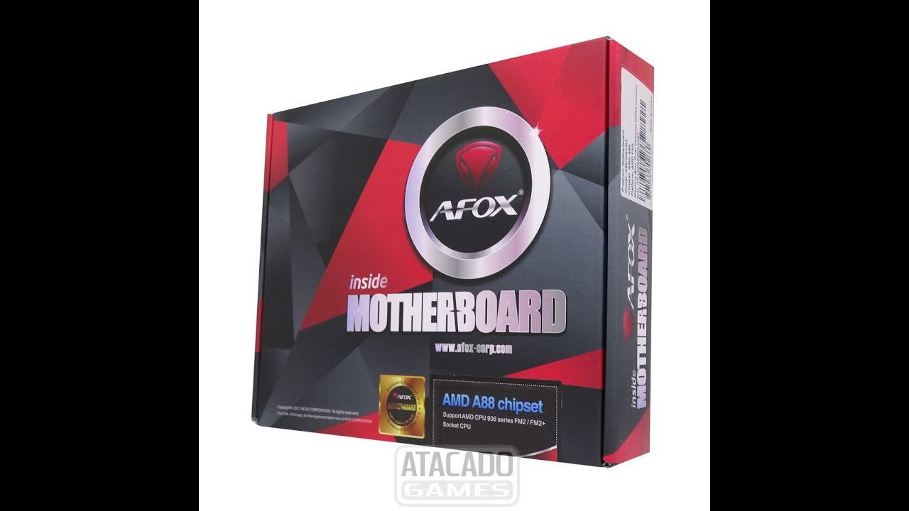 PLACA MAE AFOX fm2/fm2+ Chipset A88...UNBOXING. - YouTube