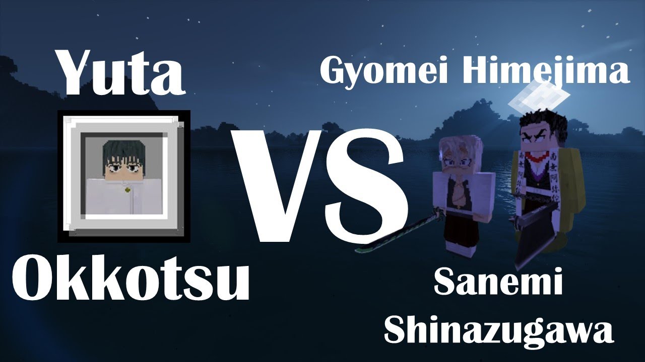 Yuta Okkotsu VS Gyomei Himejima & Sanemi Shinazugawa - Jujutsu Kaisen X ...