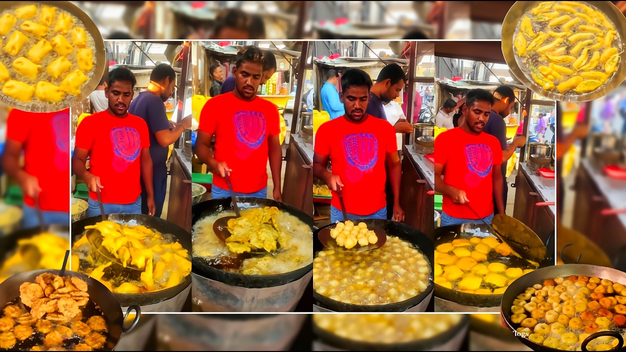 Amazing Evening snacks,mirchi bajji,aloo bajji,punugulu,masala vada ...