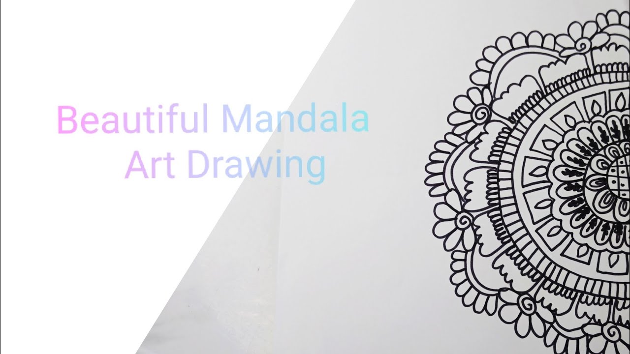 How to Draw Mandalas (Step by Step) - YouTube