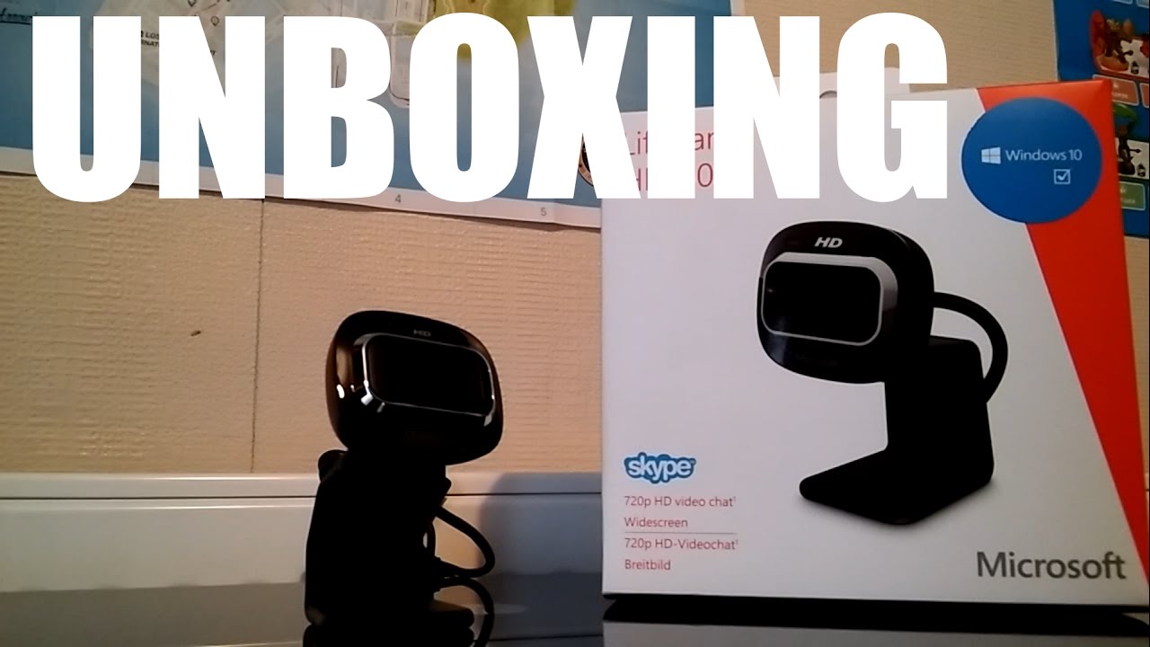Microsoft LifeCam HD-3000 Unboxing - YouTube