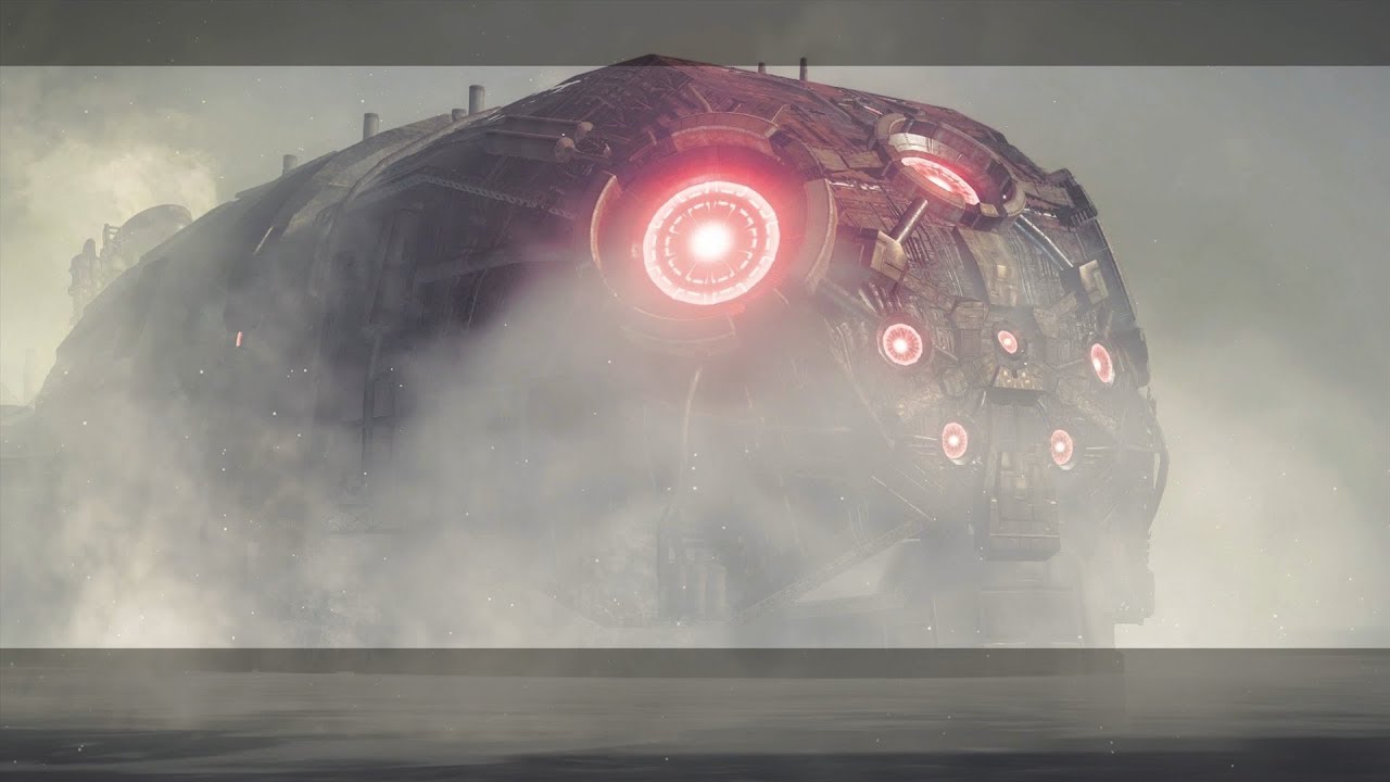 NieR: Automata (PS4) - #15 - EMP Goliath Boss Fight - YouTube