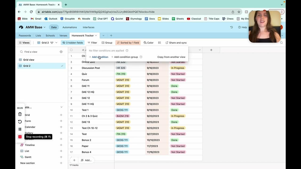 How to Filter Out Data Without Deleting Records in Airtable - YouTube