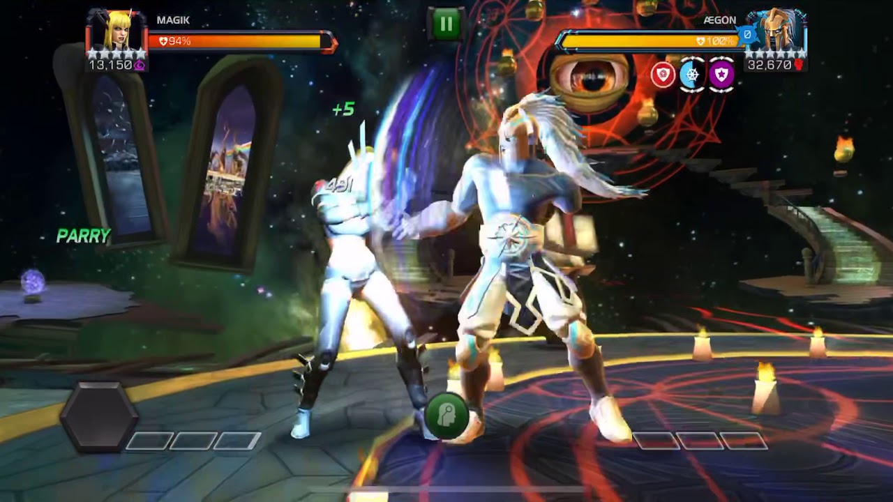 Mcoc magik vs uncollected aegon - YouTube