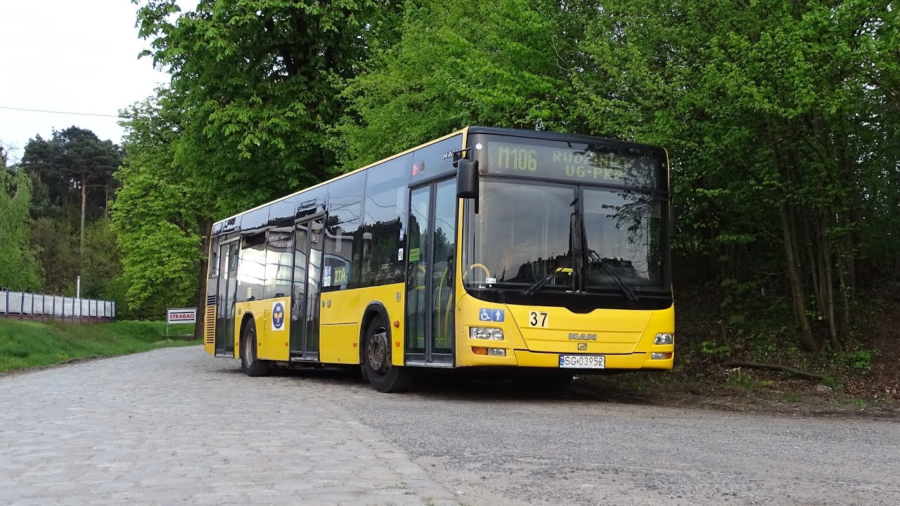 MAN NL283 Lion's City #37, PKM Gliwice (Przejazd, M106) 🎶Most🎶 ...