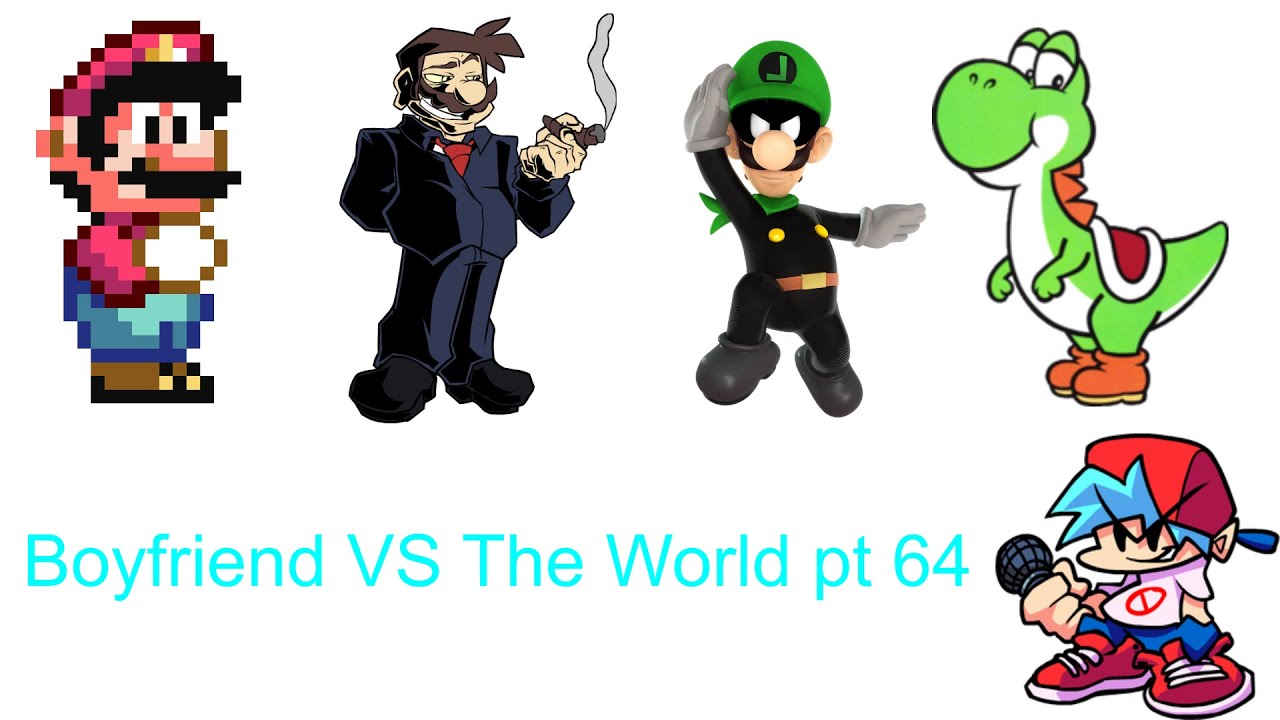 FNF boyfriend vs the world part 64 - YouTube
