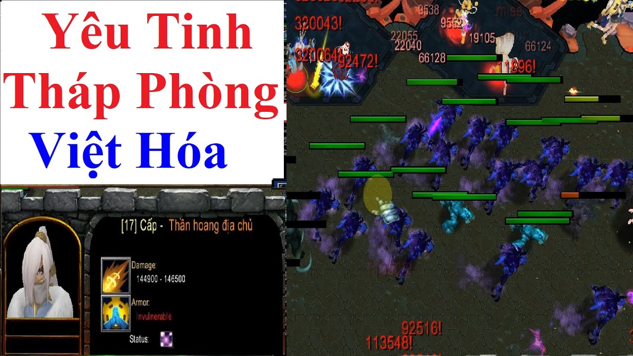 WAR3 - 646 | Yêu Tinh - TD phòng thủ ghép tướng | Tower Defense ...