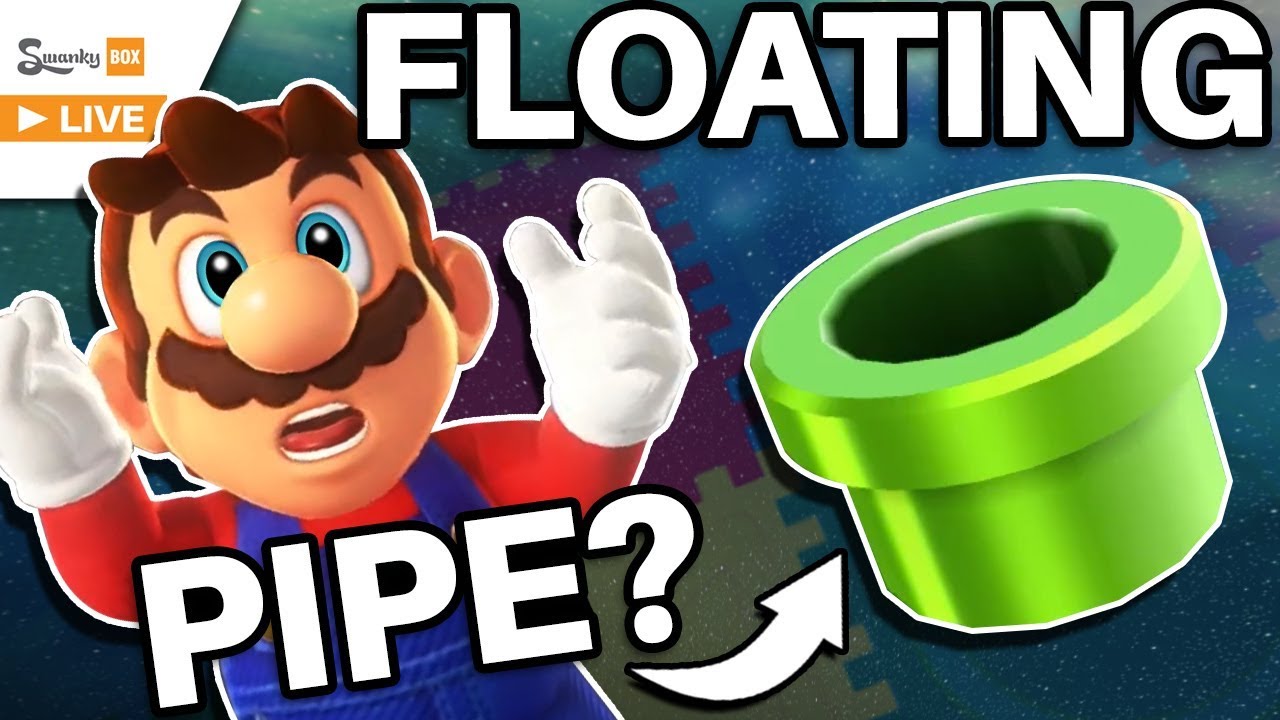 Mario's Glitched FLOATING Pipe! - Super Mario Galaxy (Toy Time Galaxy ...