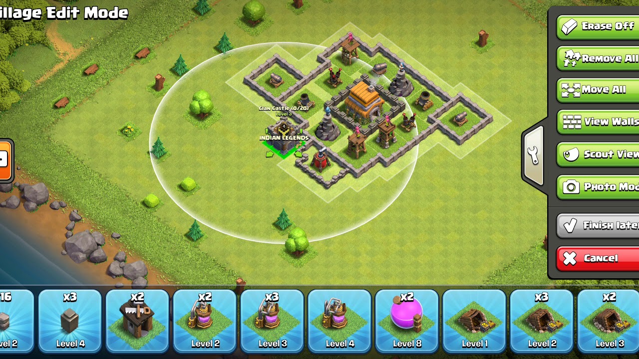 COC village making - YouTube