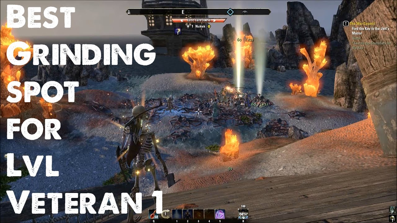 Best VP/XP Grinding Spot For Veteran Rank 1 - Elder Scrolls Online ...