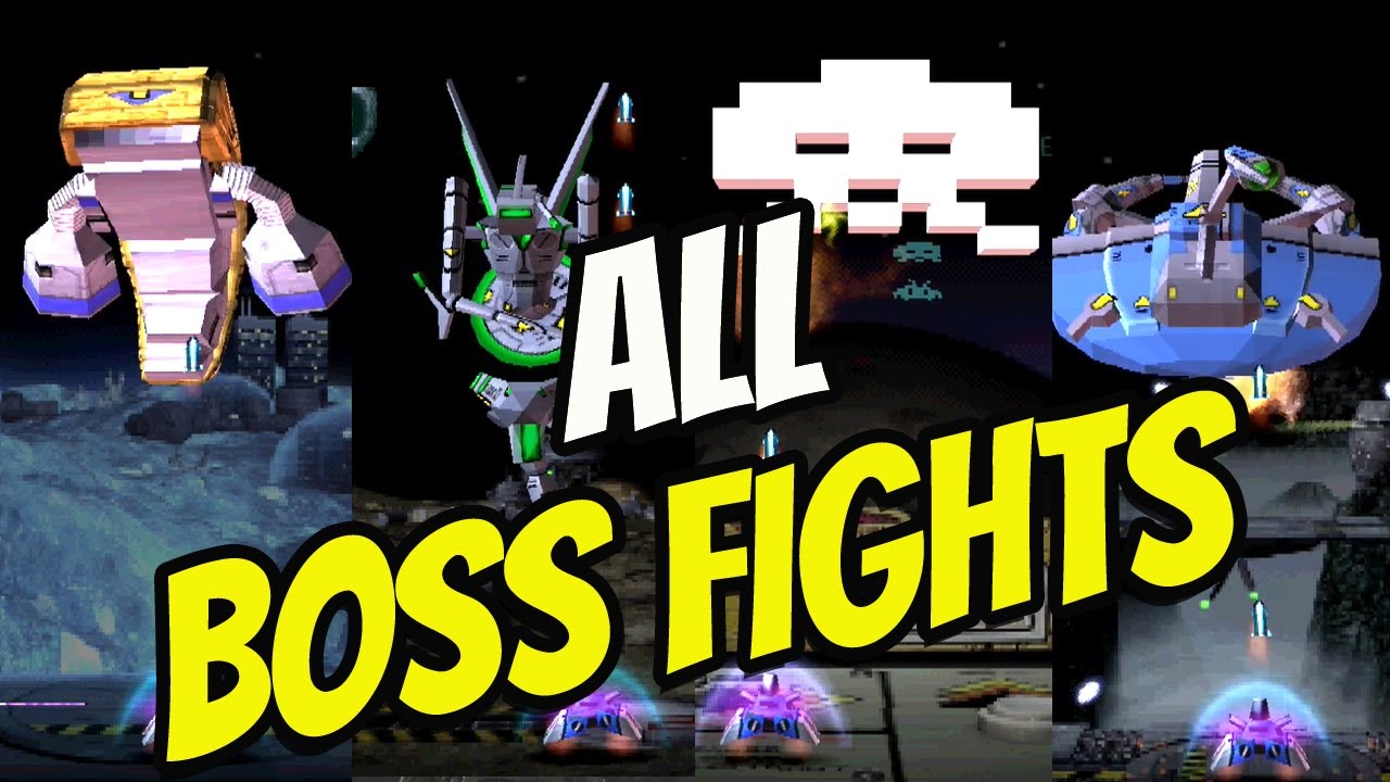 SPACE INVADERS 1999 (Activision) - All Bosses / All Boss Fights and ...
