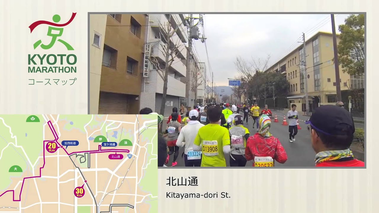 京都マラソンコース紹介 （ About the Course of Kyoto Marathon ） - YouTube