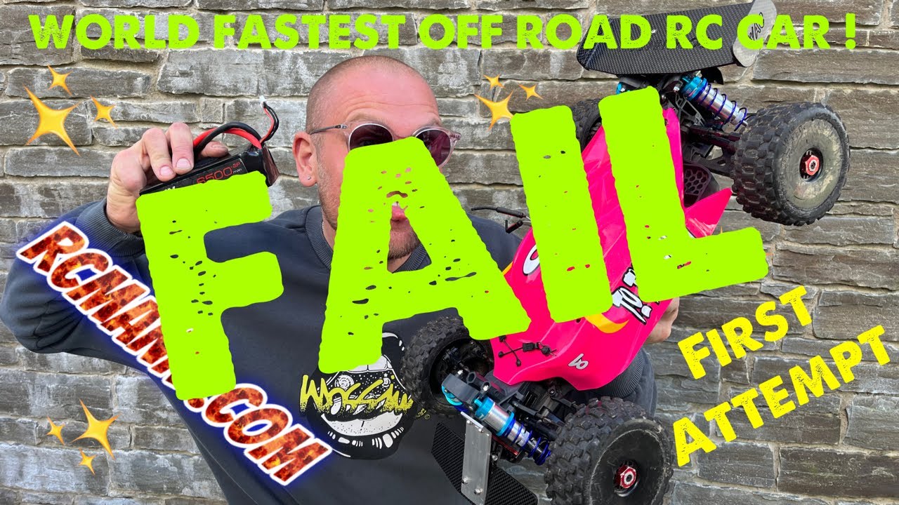 World Fastest Off Road RC Car FAIL !! - YouTube