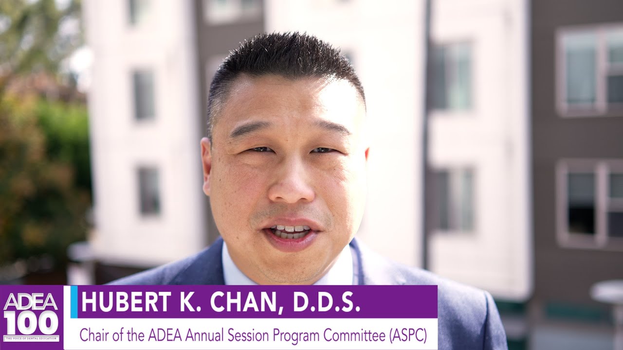 Dr. Hubert Chan Invites You to Join ADEA in Portland - YouTube