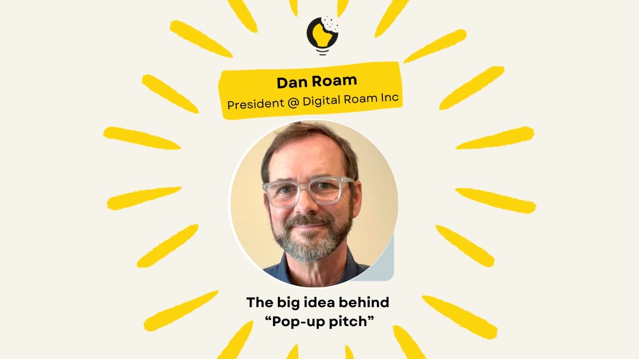 The big idea behind “Pop-up pitch”. 🚀 - YouTube
