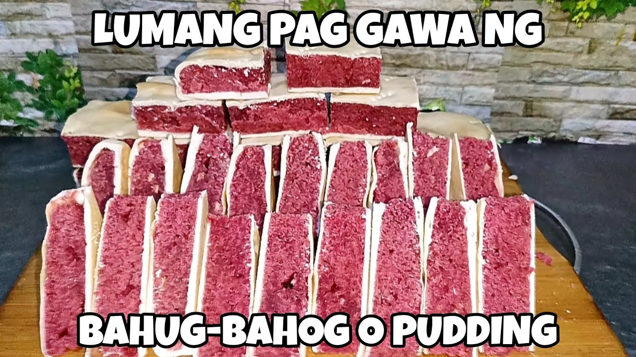 LUMANG PAG GAWA NG BAHUG-BAHOG O PUDDING BREAD RECIPE / HOW TO MAKE ...