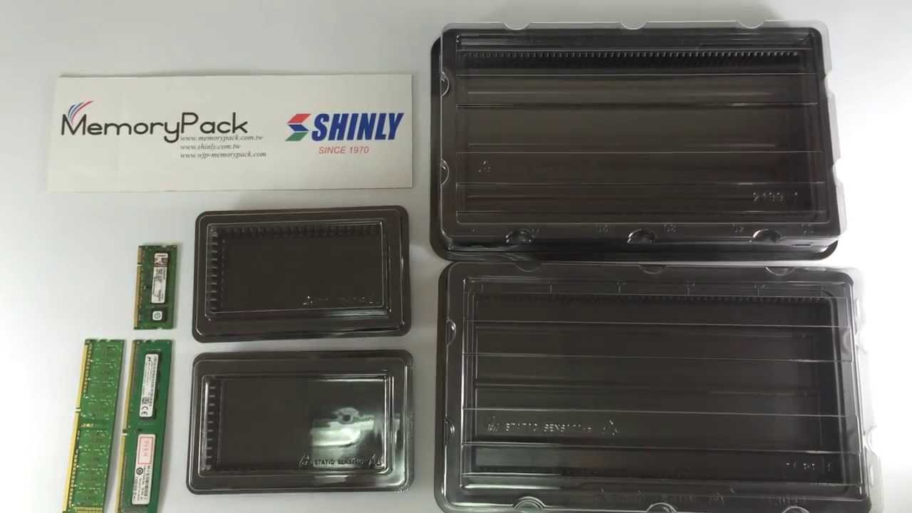 MPK-MICRON DDR plastic box clamshell dimm tray container (www.memorypack.com.tw) - YouTube